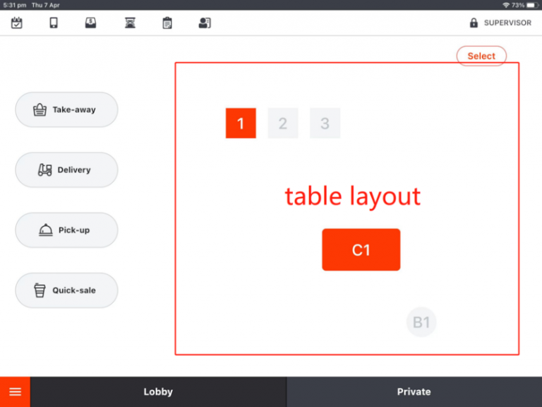 How to set tables shown on POS. – Zii Help Center
