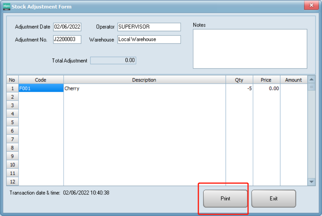 How to Check Stock Adjustment History – Zii Help Center