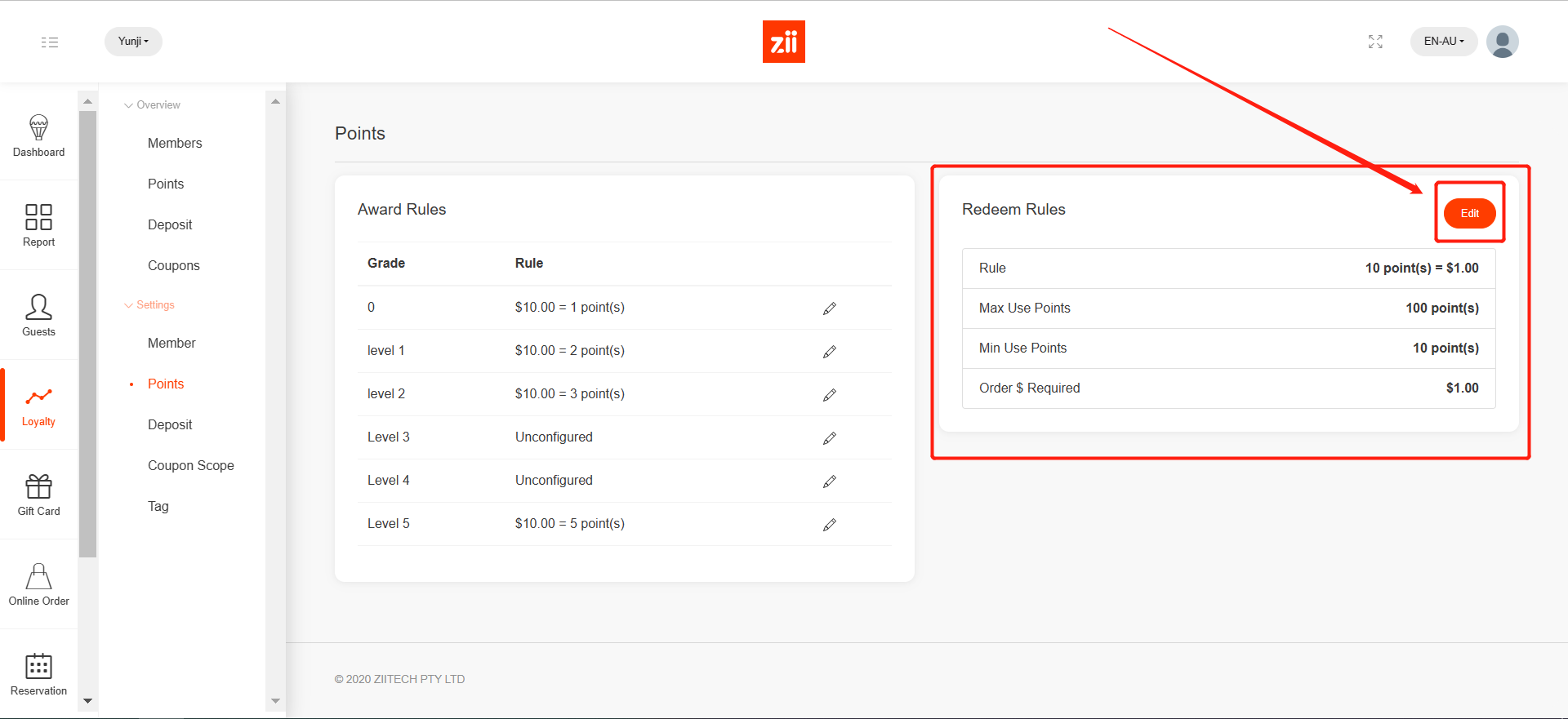 How to Set Redeem Rules – Zii Help Center