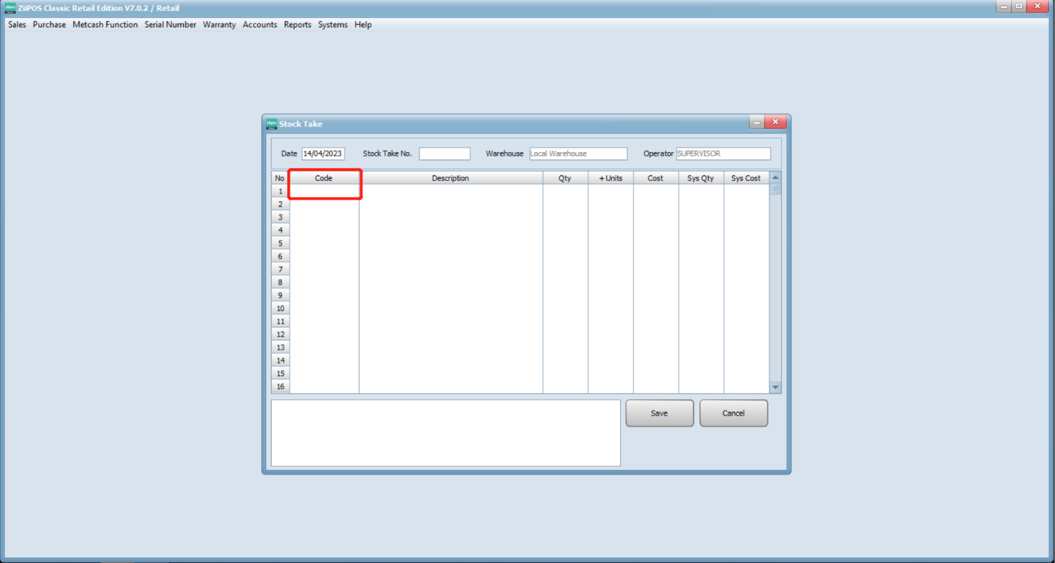 How to Record Stock Take (Stock Take) – Zii Help Center