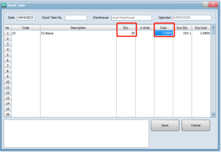 How to Record Stock Take (Stock Take) – Zii Help Center