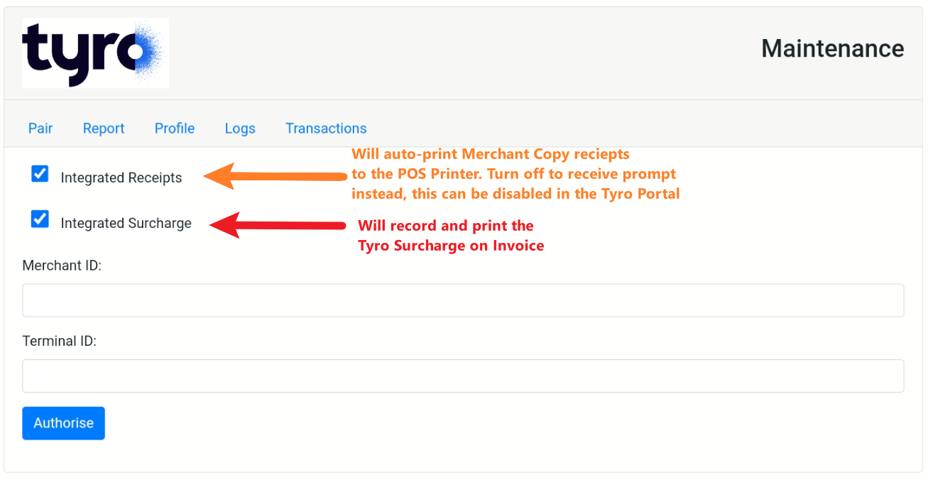 ZiiPOS – Pair TYRO Terminal – Zii Help Center