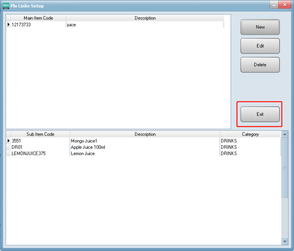 ZiiPOS Classic–How to Use Plu Links Setup Function – Zii Help Center