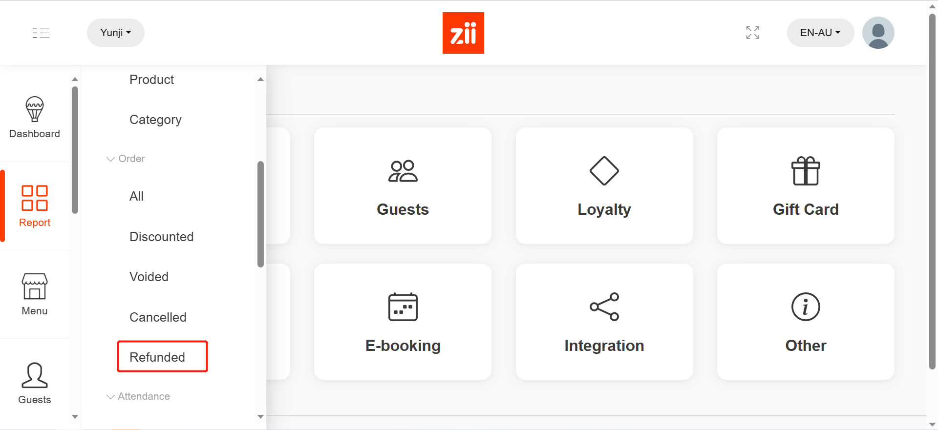 How to Check Orders Refund Report – Zii Help Center