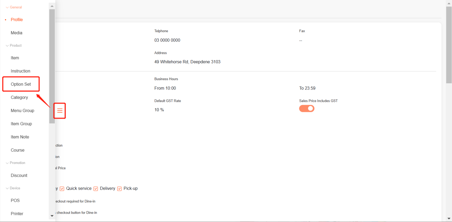 Explore Our Menu System—Instructions & Option Set – Zii Help Center
