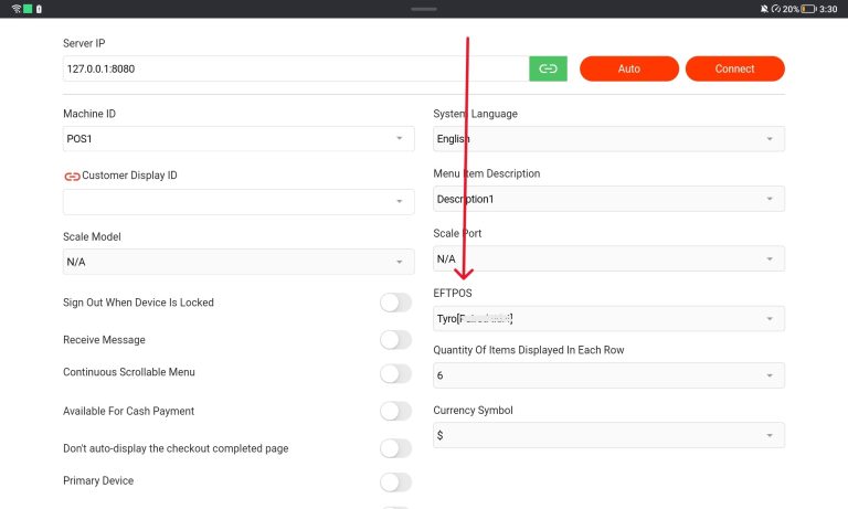 ZiiPOS – How to Pairing Tyro Eftpos Terminal Pro to ZiiPOS – Zii Help ...