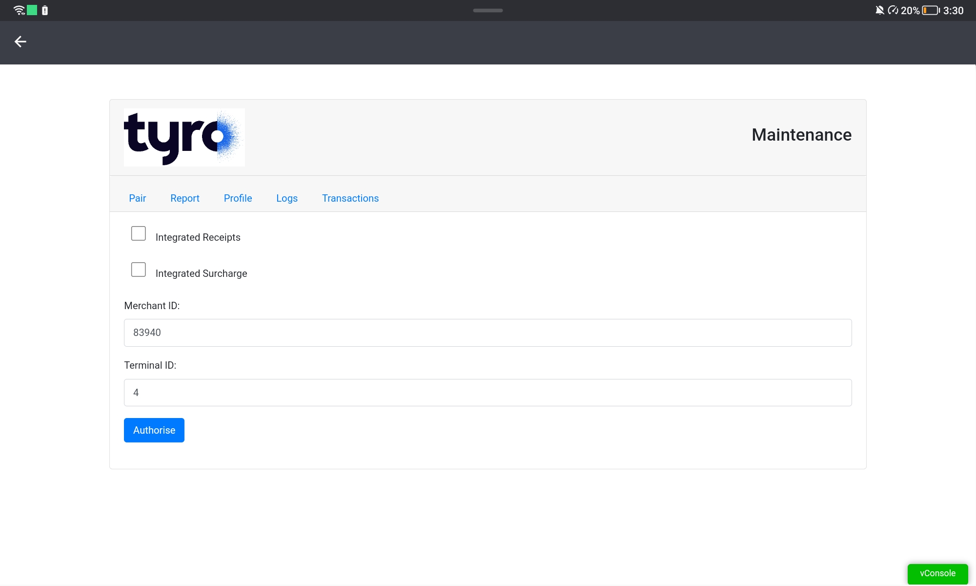ZiiPOS – How to Pairing Tyro Eftpos Terminal Pro to ZiiPOS – Zii Help ...