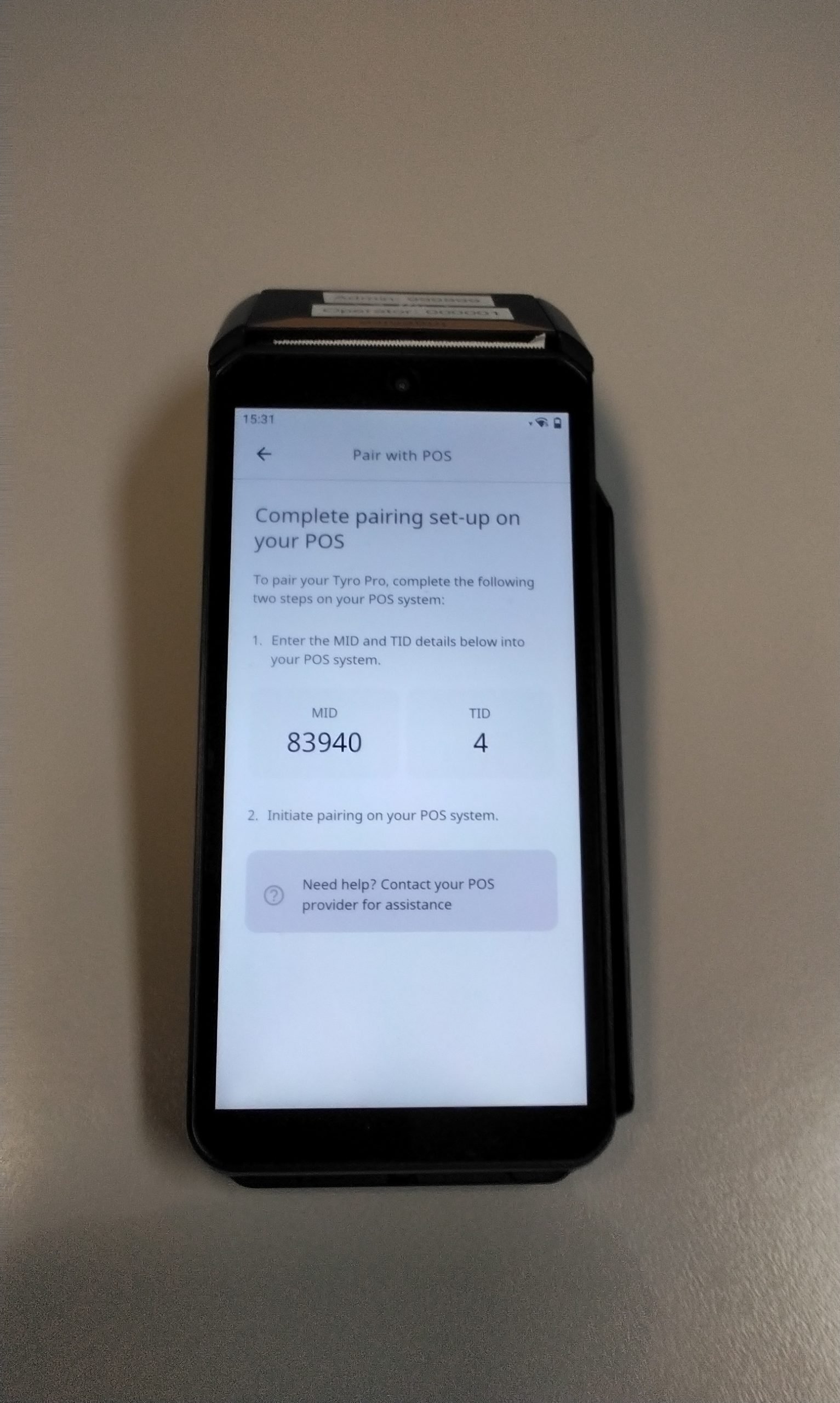 ZiiPOS – How to Pairing Tyro Eftpos Terminal Pro to ZiiPOS – Zii Help ...